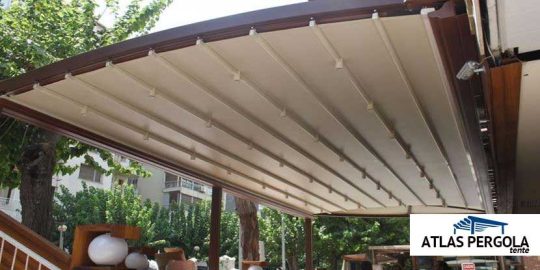 Oval Pergola & Eğimli Yağmur Tutmaz Pergola Sistemi